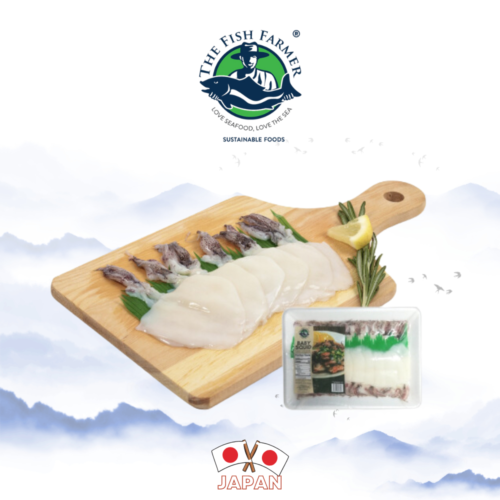 Sashimi Grade Ika Sugata Baby Squid 200g | Shopee Singapore