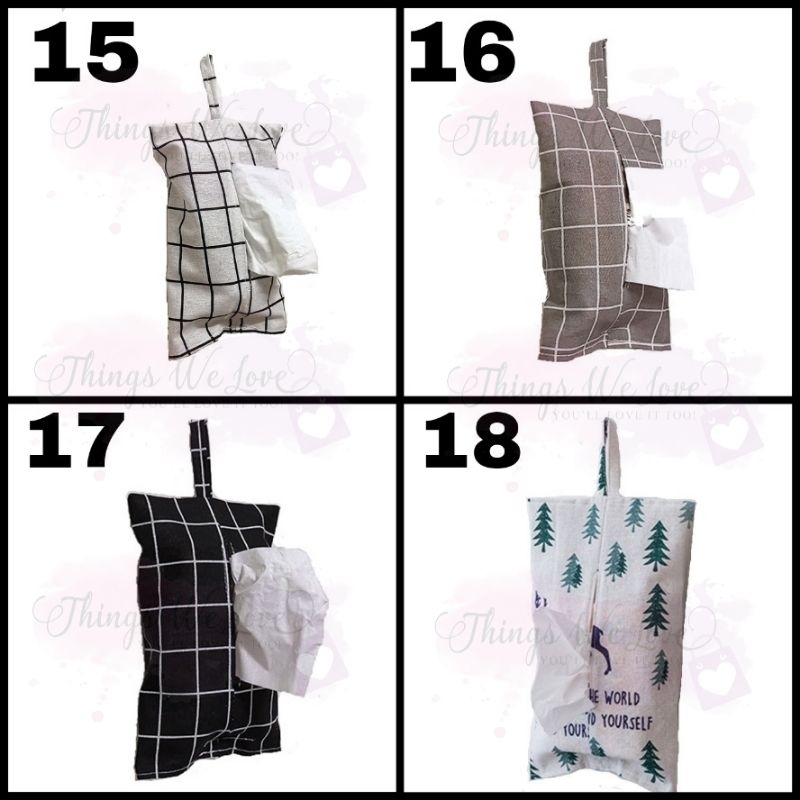 [SG SELLER] [FREE SHIPPING] Hanging Tissue Holder Cover Hang On Wall ...