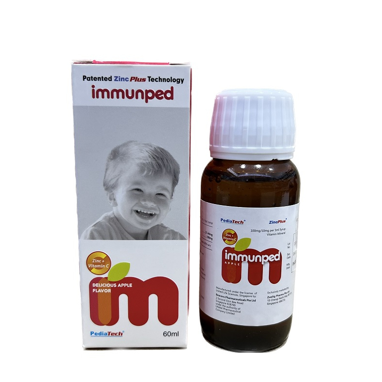 Immunped 60ml - Zinc + Vitamin C - Apple Flavour EXP: 11/2025 | Shopee ...
