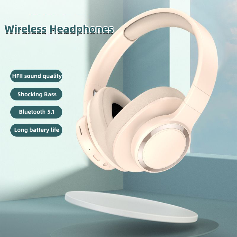 【SG Local】Wireless headphones heavy bass noise reduction bluetooth ...