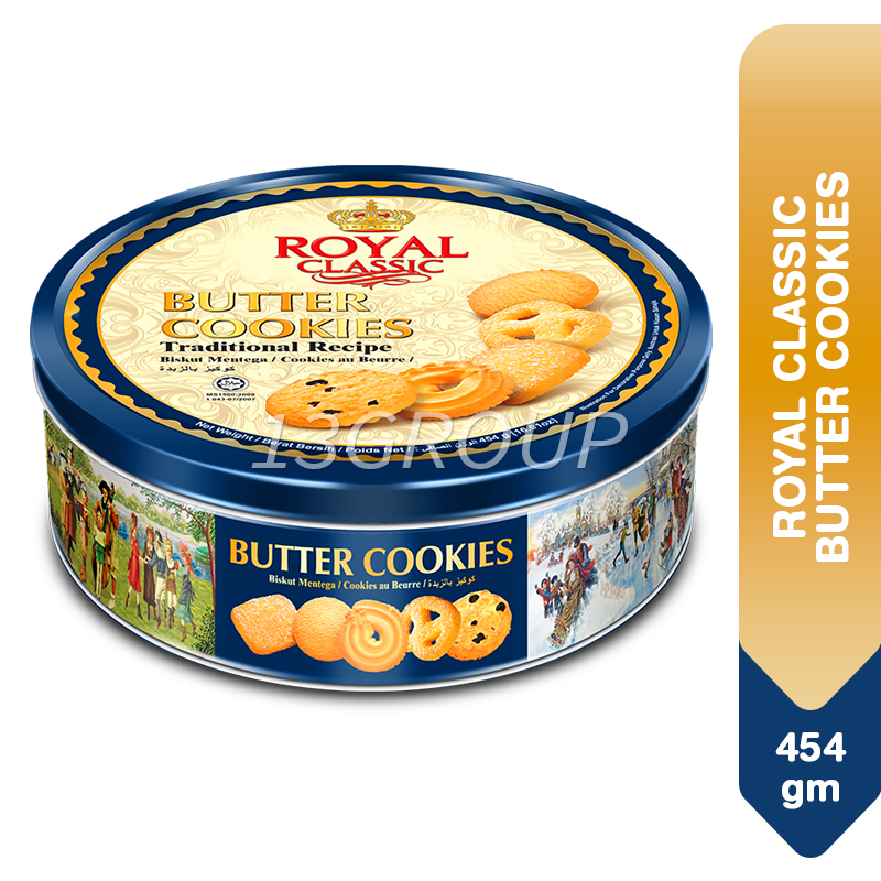 Royal Classic Butter Cookies Tin (Halal), 114g--454g | Shopee Singapore