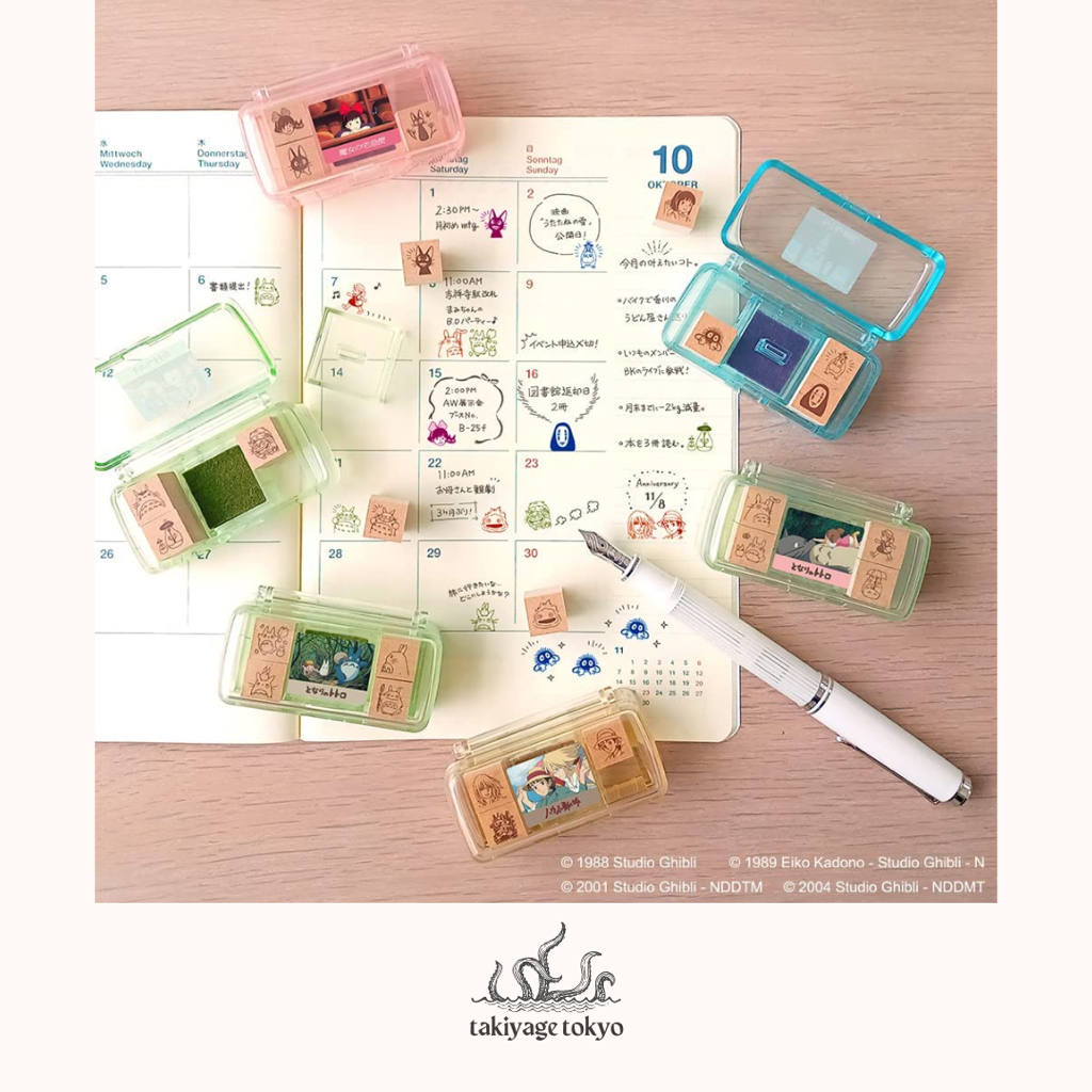 Studio Ghibli Journaling Mini Stamps: Spirited Away Totoro Kiki Howl ...