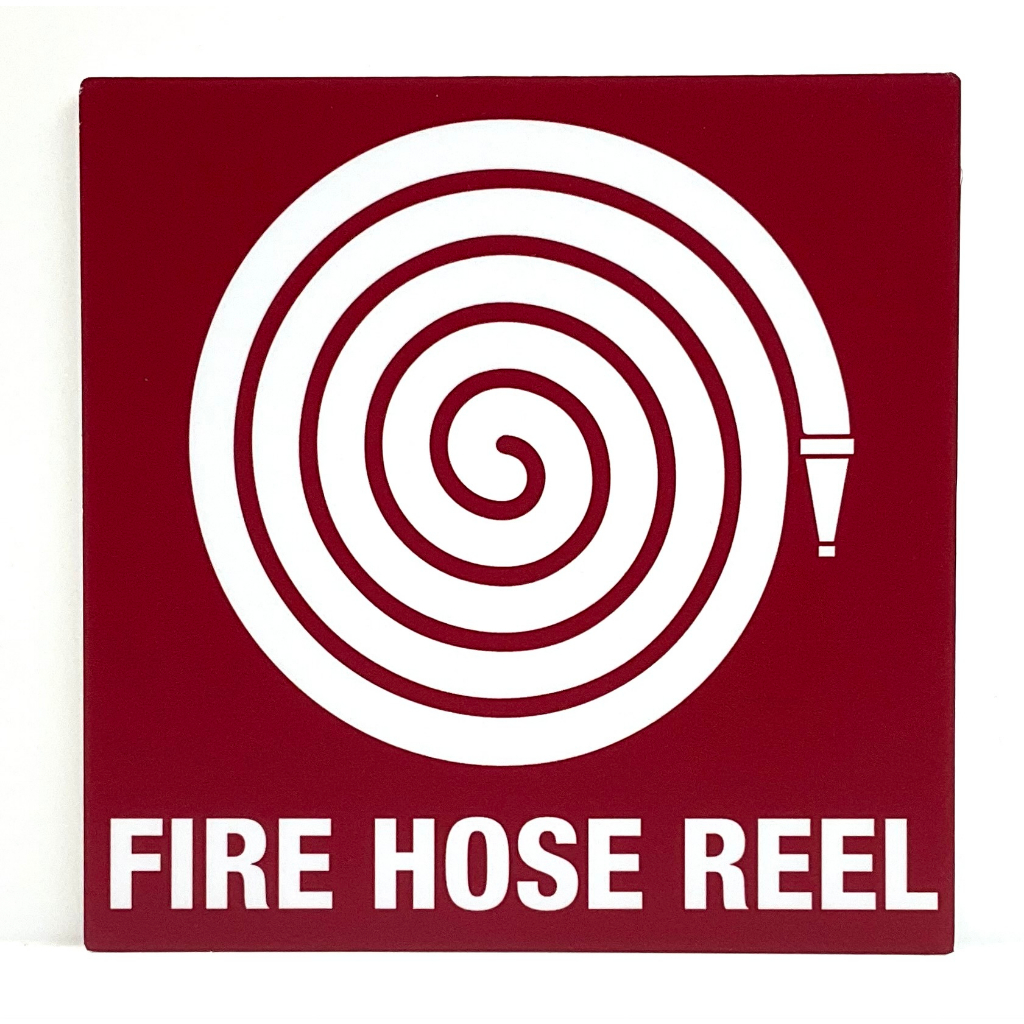 FIRE HOSE REEL Signage ( 150mm x 150mm ) | Shopee Singapore