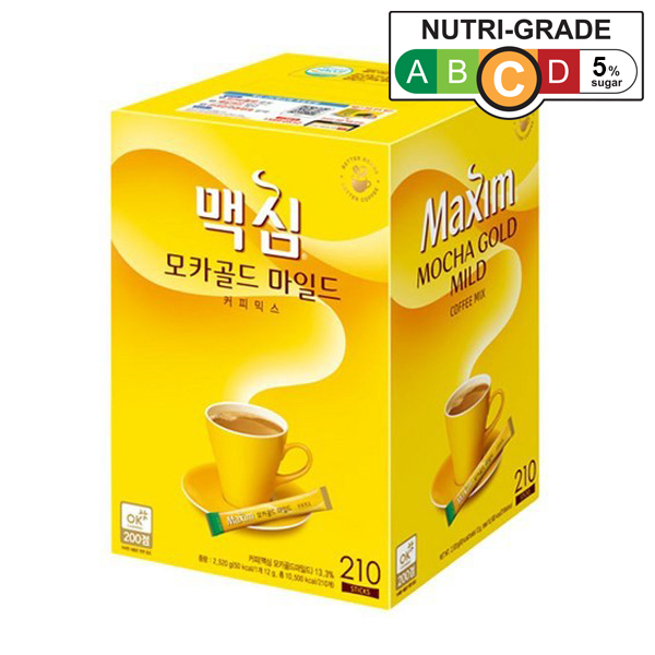 Maxim Mocha Gold Mild Coffee Mix 210 Sticks – Smooth Light Taste ...