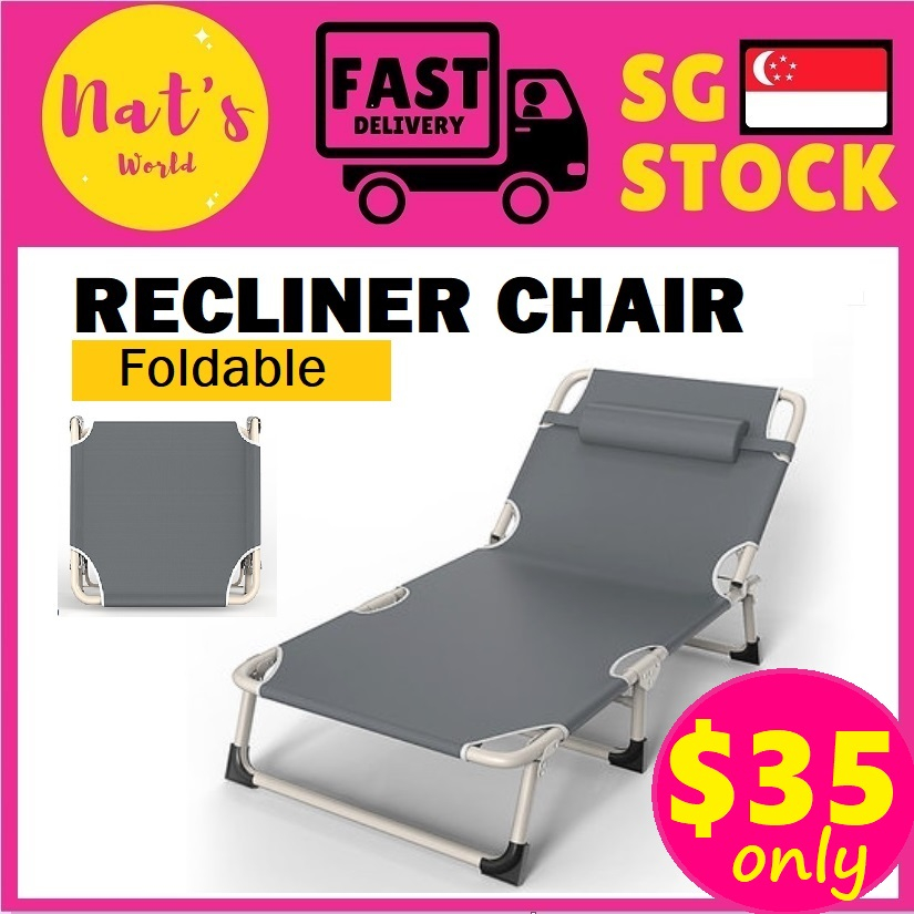 recliner chair Folding Chair arm chair adjustable Office Relax recliner ...