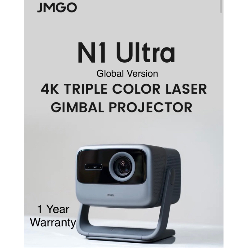 JMGO N1 Ultra 4K Triple Color Laser Gimbal Projector By, 52% OFF