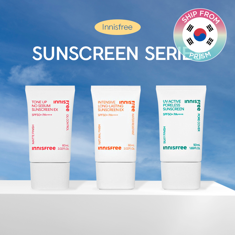 Innisfree Sunscreen Series (Tone Up No Sebum, Intensive Long-Lasting ...