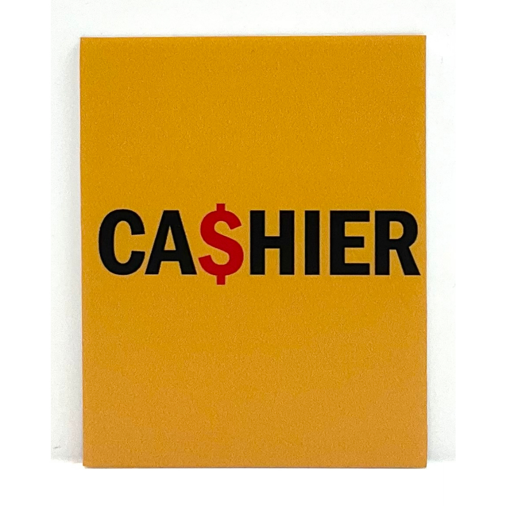 CASHIER SIGNAGE ( 80mm x 100mm ) | Shopee Singapore