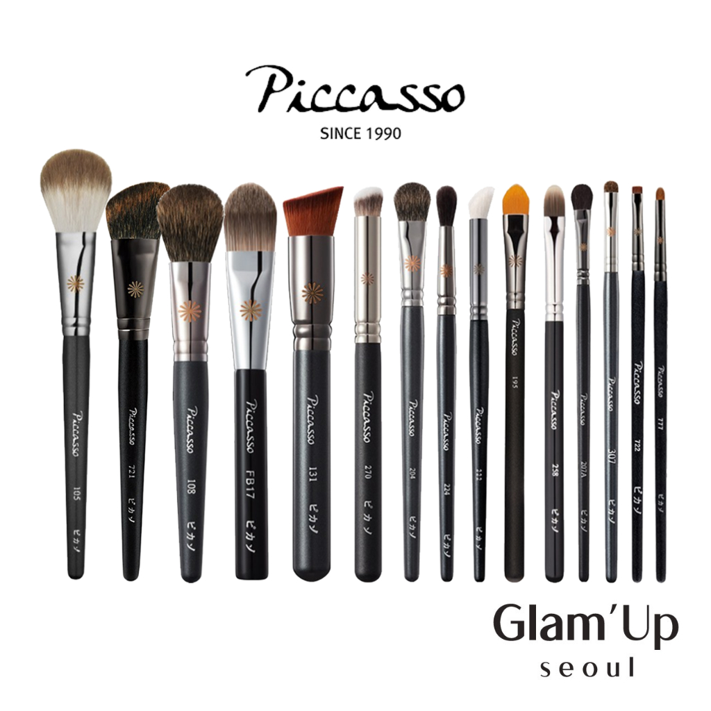 [Piccasso] Makeup Brush (Foundation Shading Blusher Consealer Eyeshadow ...
