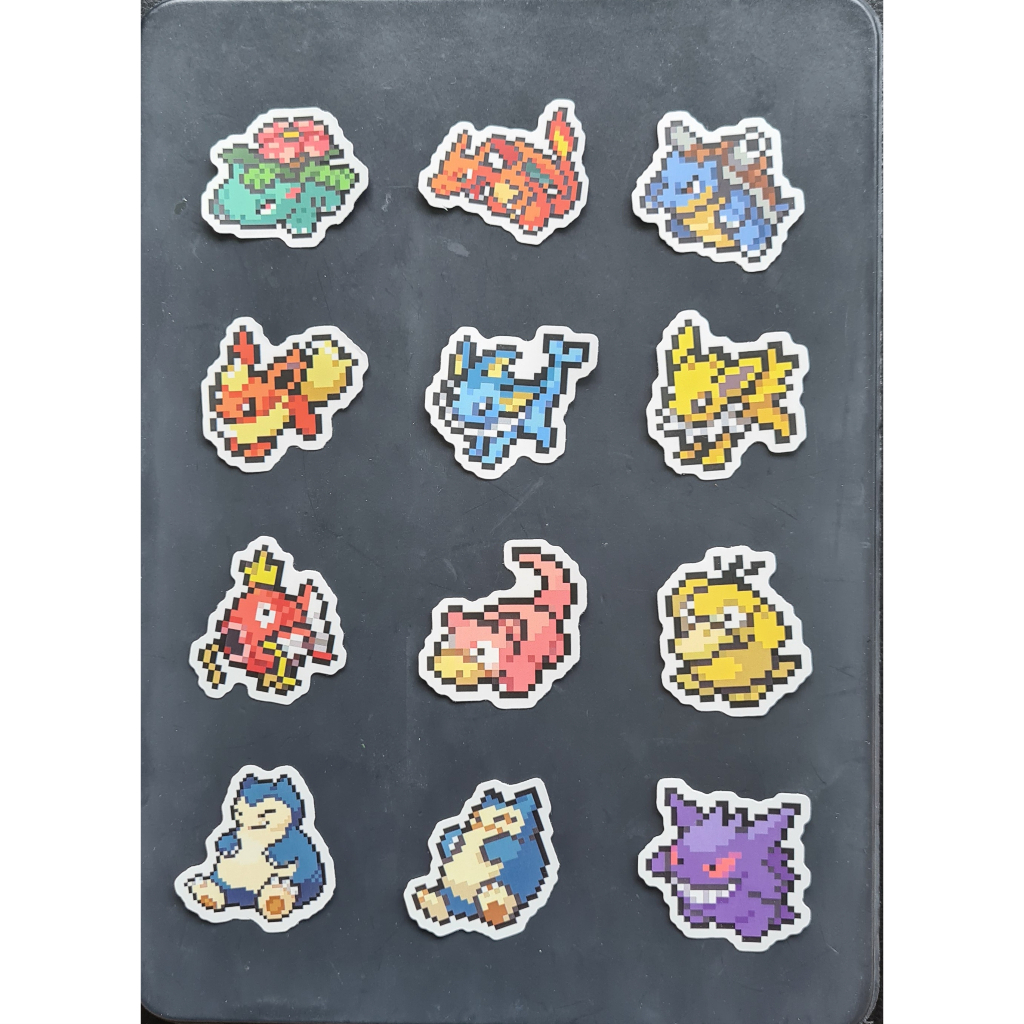 Pokemon 8-bit Pixel Art Stickers [Series 2] | Shopee Singapore