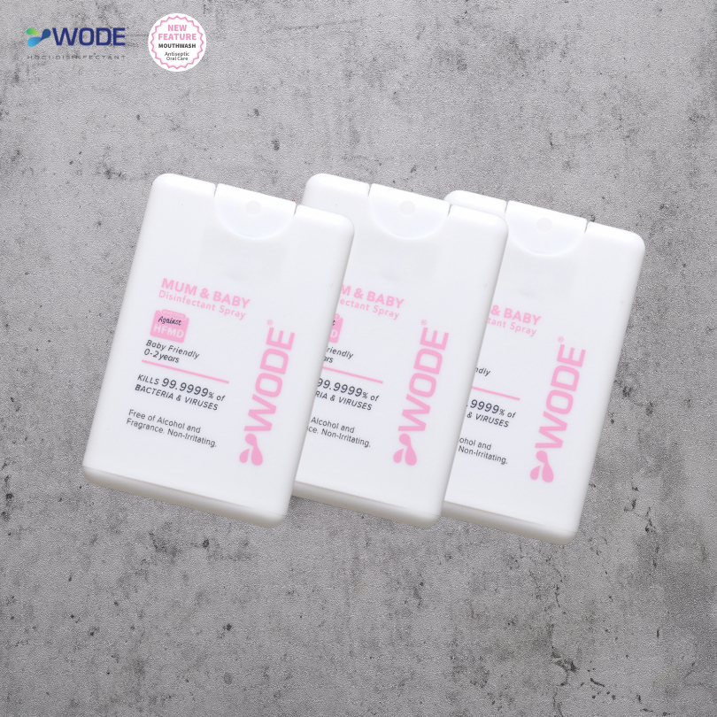 [OFFICIAL WODE] WODE Mum & Baby/Hand & Body 20ml Spray Bundle (ALCOHOL ...
