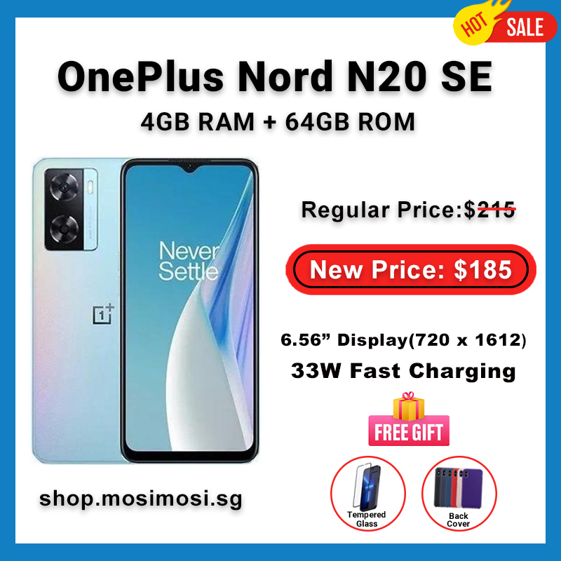 OnePlus Nord N20 SE 4GB RAM + 64GB ROM Storage A little more than you'd ...