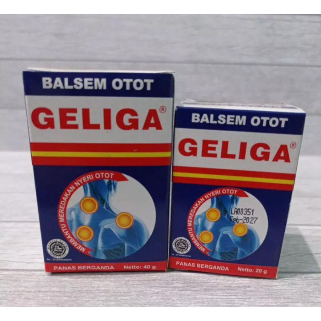 SG Shop Balsem Otot GELIGA Muscle Balm 20 gram 40 gram | Shopee Singapore