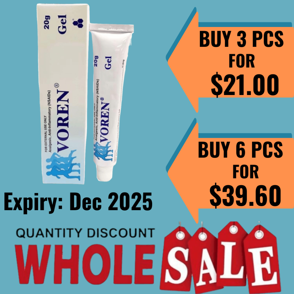[PharmCare] Voren Gel 10mg 20g | Pain Reliever | Rheumatic and Muscular ...
