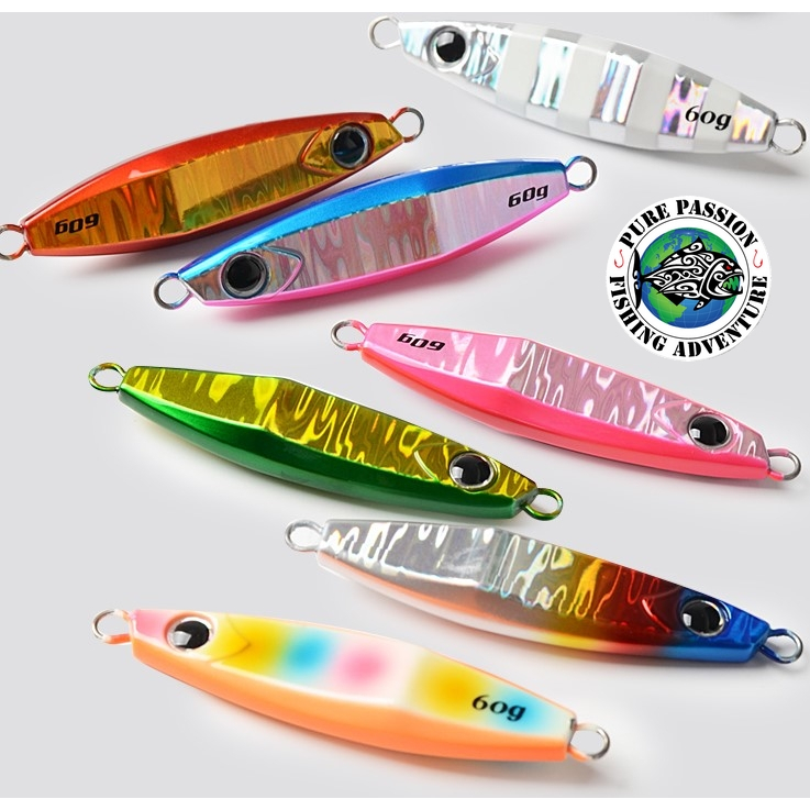 Fatty Bom Bom Jig 100g assorted colors Fishing Shore Jig Boat Jig Coral ...