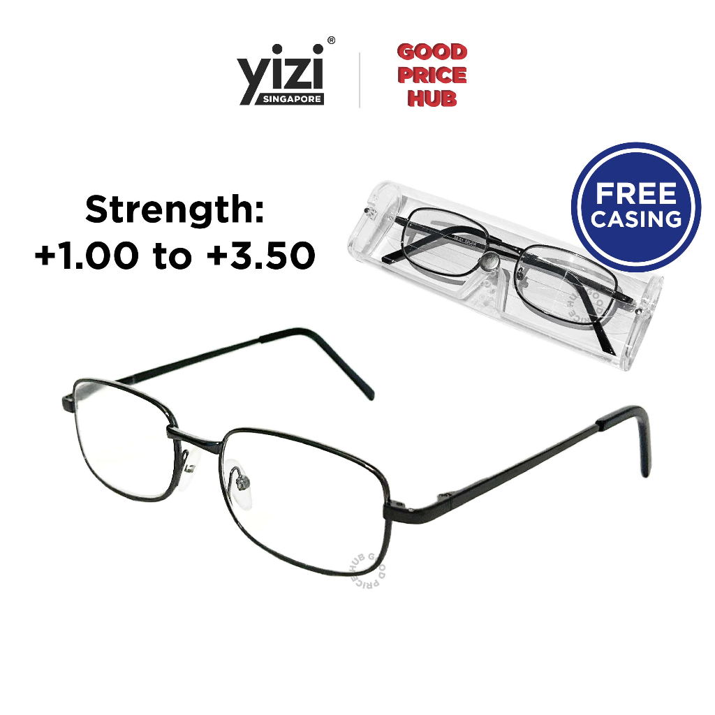 YIZI Reading Glasses Presbyopia Eyewear Vision Care | Shopee Singapore