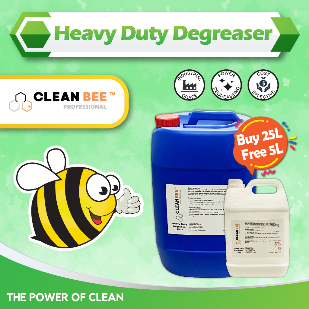 CLEANBEE Heavy Duty Degreaser 25L Carboy - Heavy Duty Formula ...