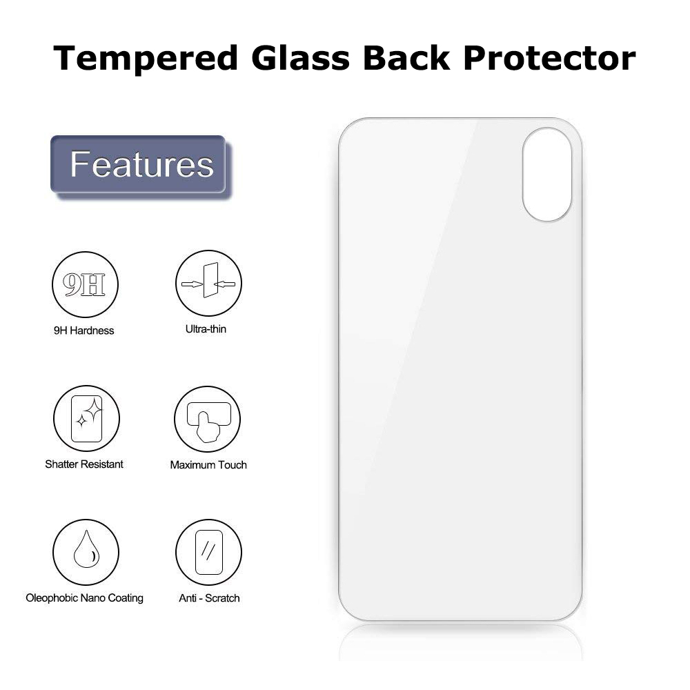 [SG] iPhone XR / XS Max Back Protector (Tempered Glass) | Shopee Singapore