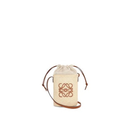 Pre order Loewe square pocket in iraca palm and calfskin | Shopee Singapore