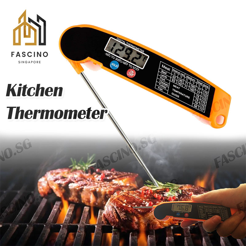 【SG】Kitchen Thermometer Oven Food Meat Thermometer Cooking Digital BBQ ...