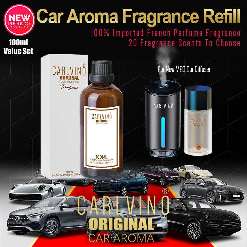 100ML CAR DIFFUSER ESSENTIAL OIL REFILL FOR M80 - M90 - M801 - MX8 ...