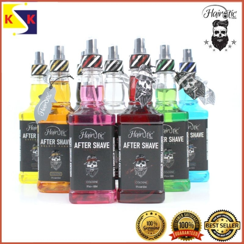 SG STOCK] HAIROTIC men after shave 500ml premium professional barber ...