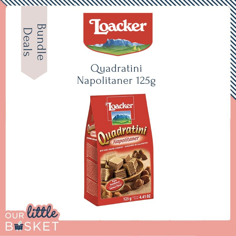 Loacker Quadratini Mini Wafer (125g) | Shopee Singapore