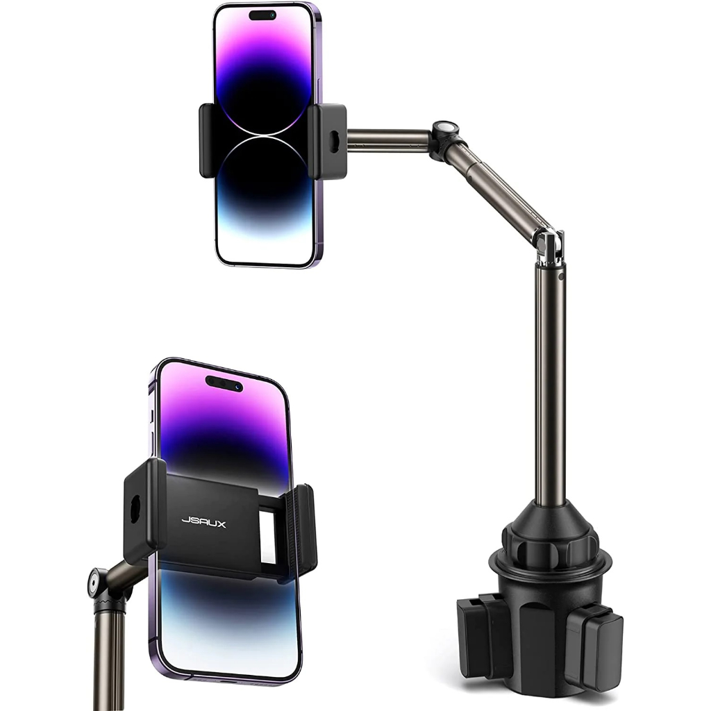 JSAUX Cup Holder Phone Mount for Car Multi Adjustable Universal Support ...