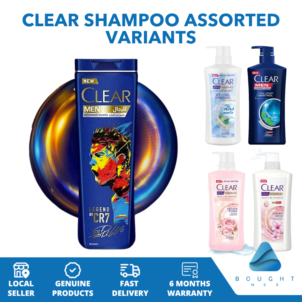 Clear Anti-Dandruff Shampoo - 370-400ml, Assorted Variants, Nourishing ...