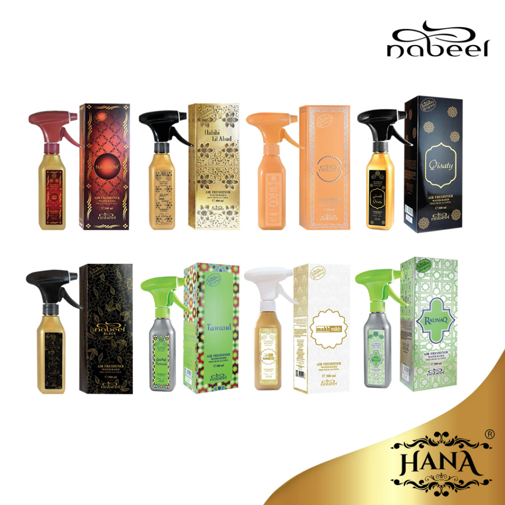 Nabeel Air Freshener / Fabric Spray Perfume Water Based Free From Alcohol 300ml | Shopee Singapore