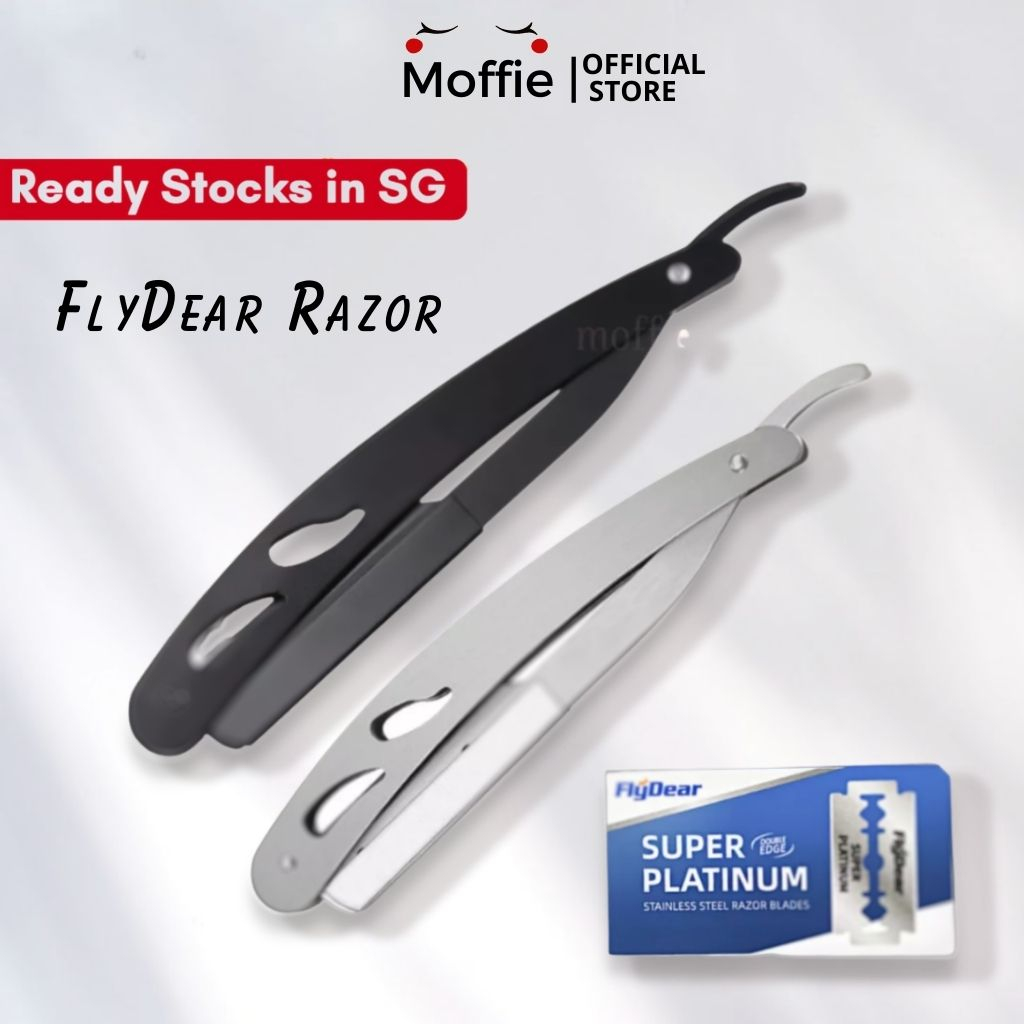 FlyDear Barber Razor Blade Shaver And Refill | Shopee Singapore
