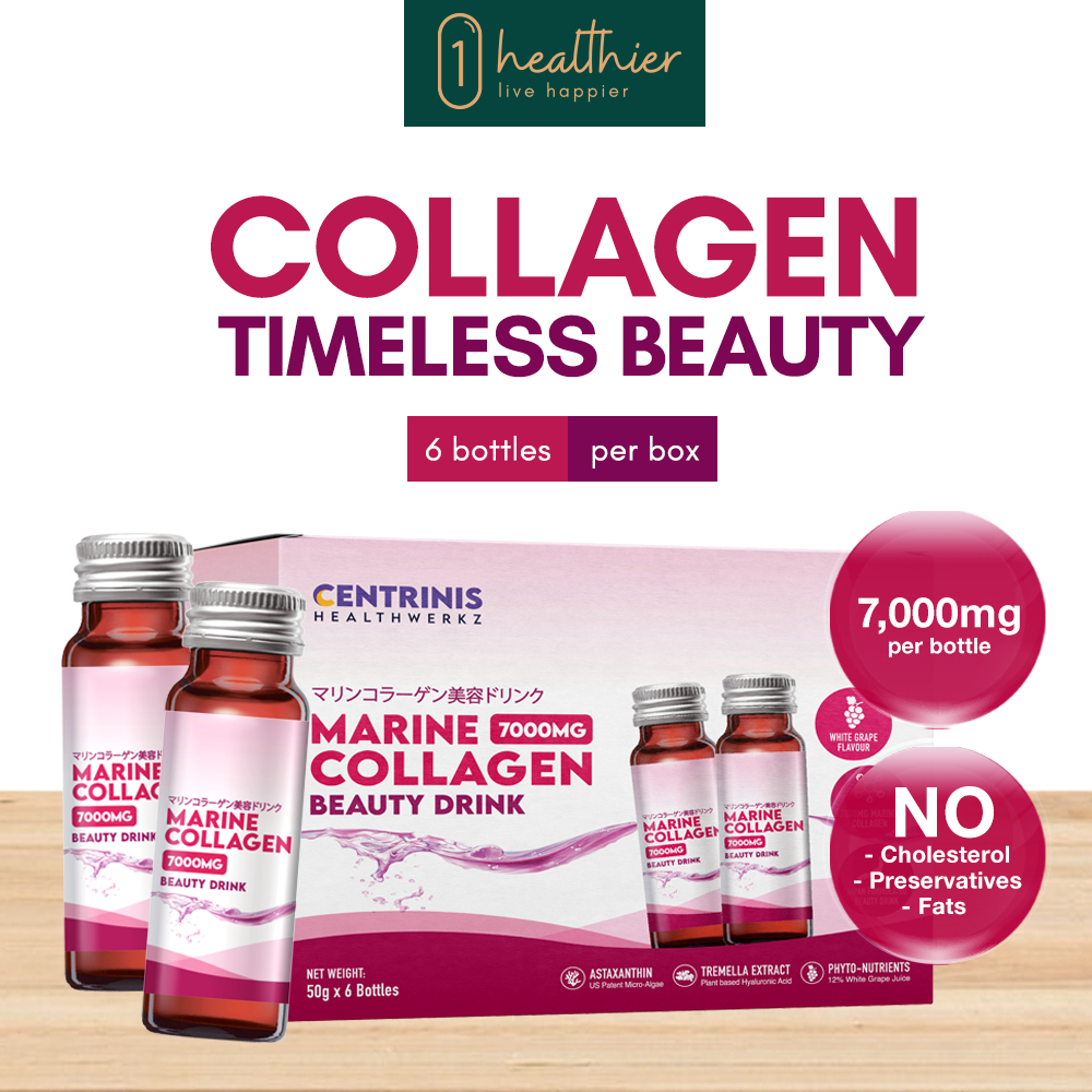 [3 Box for $36] Marine collagen 7000mg (6 bottle x48ml/Box) Beauty ...
