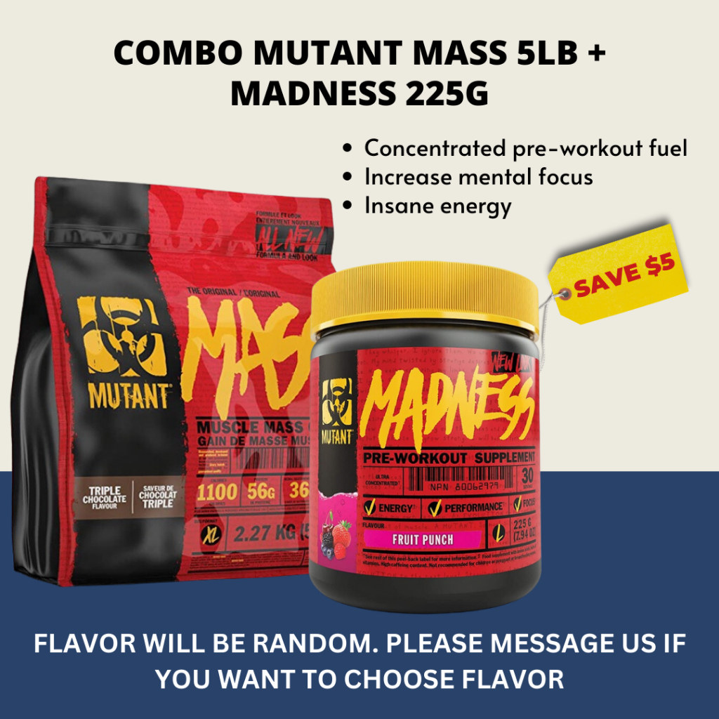 MUTANT MASS, Muscle Mass Gainer, Weight Gainer Protein Powder With Whey ...