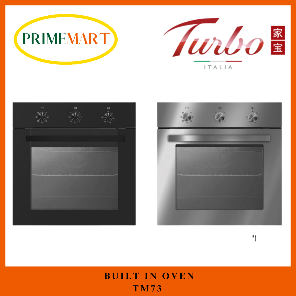 TURBO ITALIA – TM73 SERIES 60CM BUILT IN ELECTRIC OVEN - 1 YEAR WARRANTY | Shopee Singapore