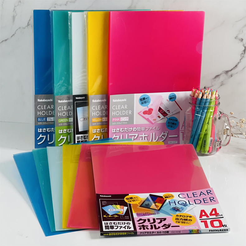 [10 pcs] NCL Clear Pocket A3/B4/A4 Document Folder | Document Organiser ...