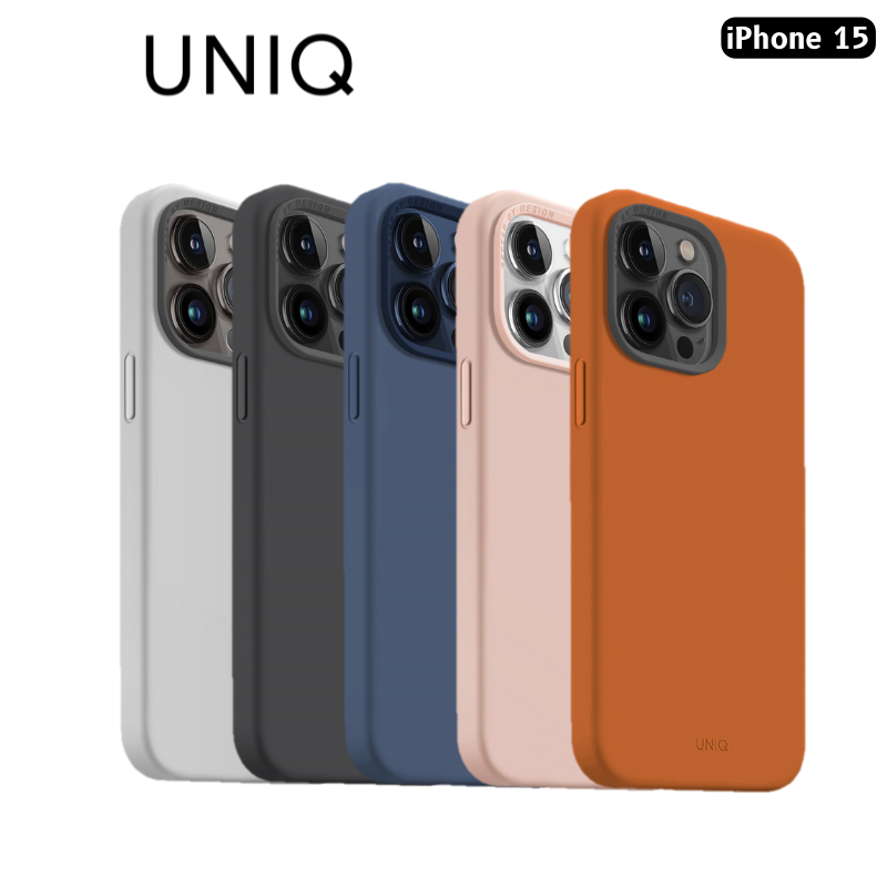 UNIQ Lino Hue Magclick Charging Hybrid iPhone 15 / Pro / Pro Max Phone ...