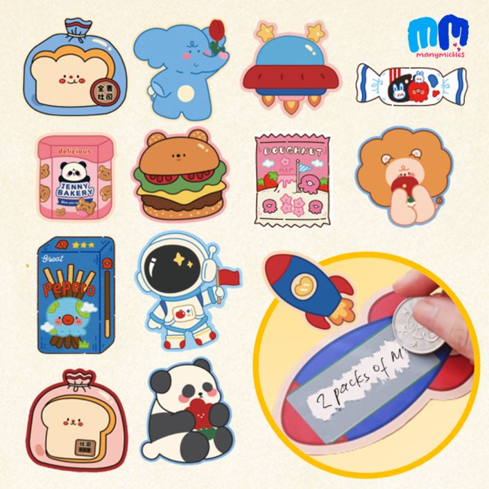 [SG] Cute Scratch Cards / Childrens Day Birthday Lucky Draw Party ...