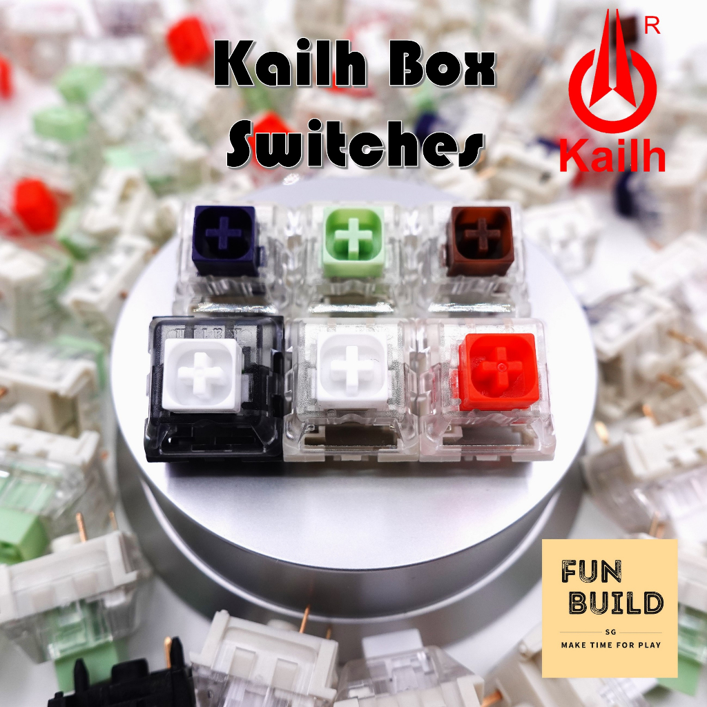Kailh Box Switches for Mechanical Keyboard ( White / Red / Brown / Jade ...