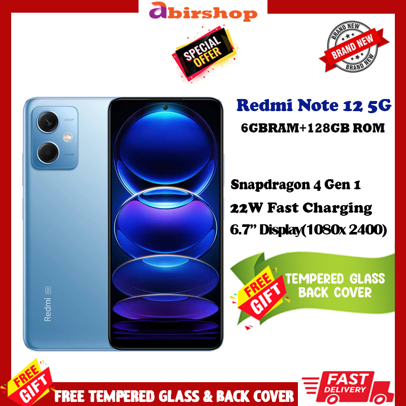 Redmi Note 12 5G 6GB+128GB Brand New Sealed Set With Warranty | Shopee ...