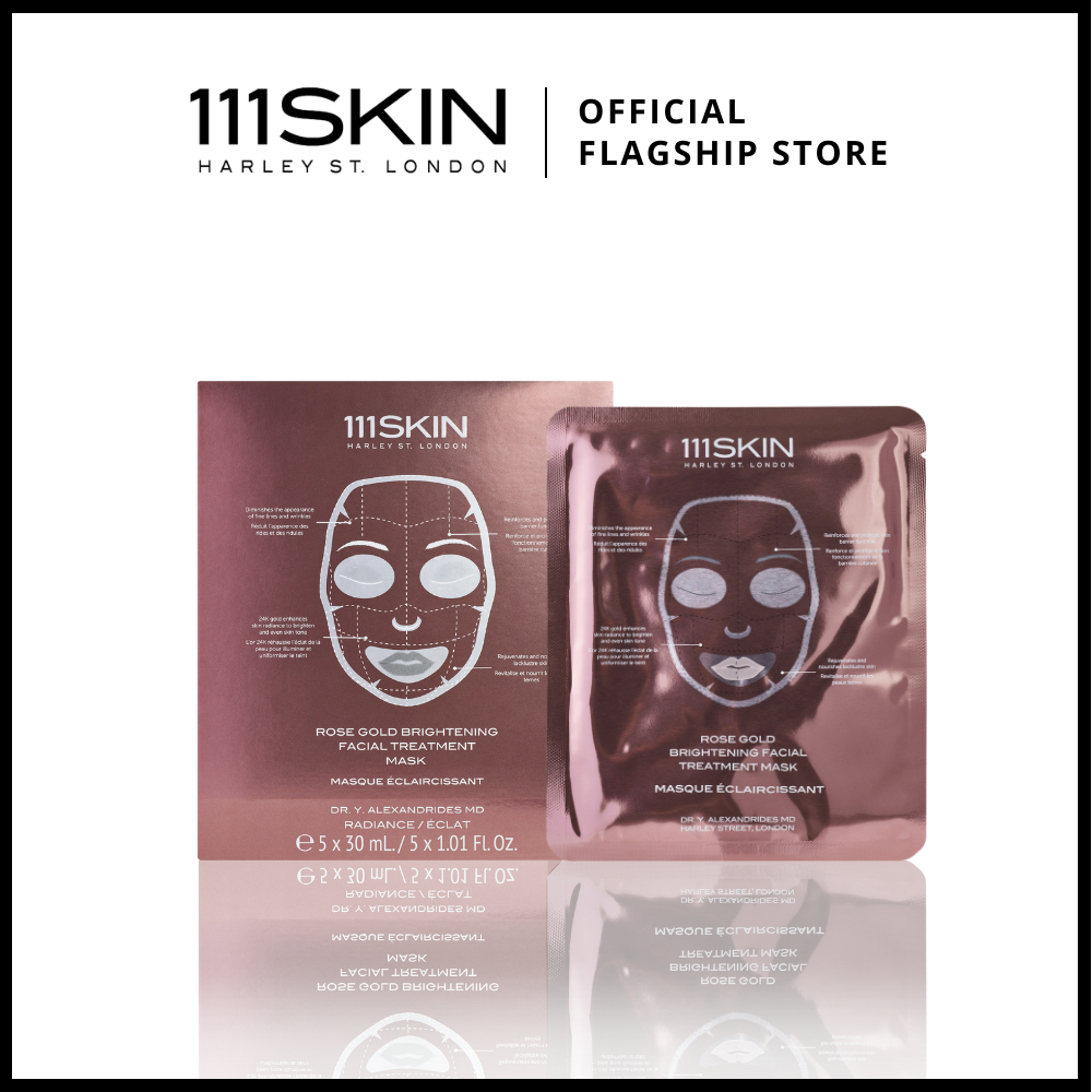 111SKIN Rose Gold Brightening Facial Treatment Mask (5pcs x 30ml ...