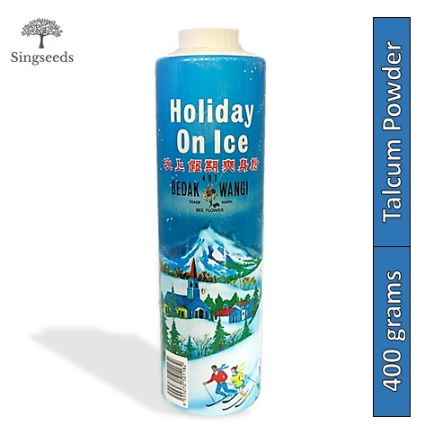 Holiday On Ice 491 Beeflower Perfumed Fragrance Talc Talcum Powder ...