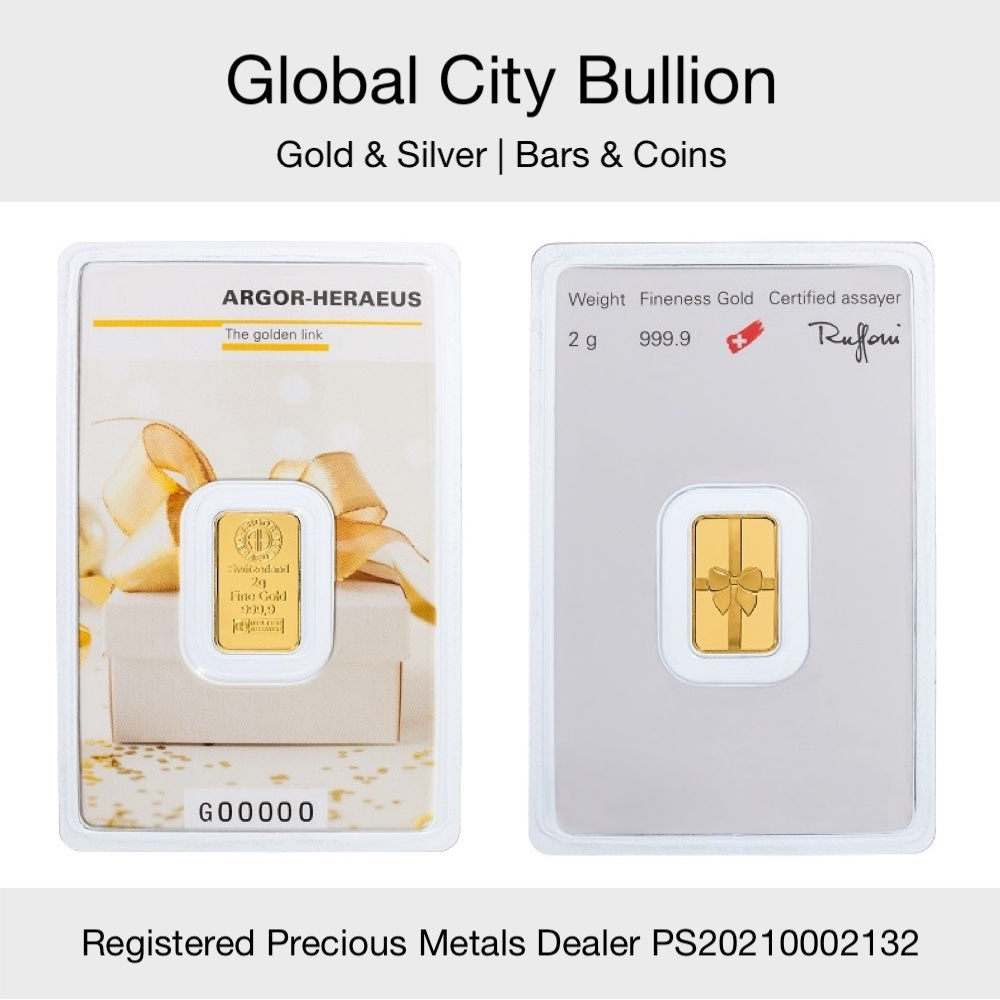Argor-Heraeus 2 gram Gold Bar - Gift Theme Design | Shopee Singapore