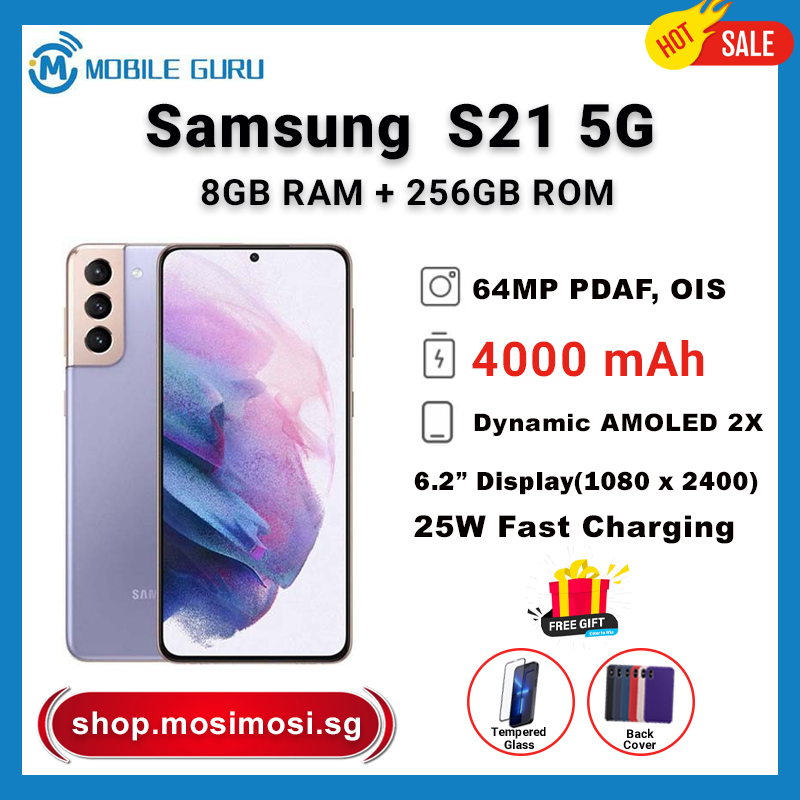 Samsung S21 5G 8GB RAM + 256GB ROM Storage with 1 month Warranty A ...