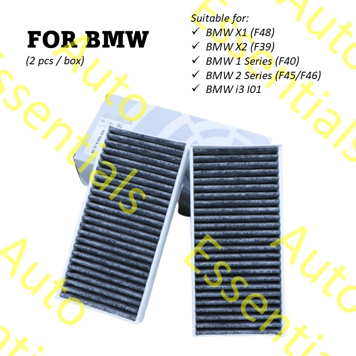 (LOCAL STOCK) Aircon Cabin Air Filter for BMW 1, 2 Series, X1, X2, i3 ...
