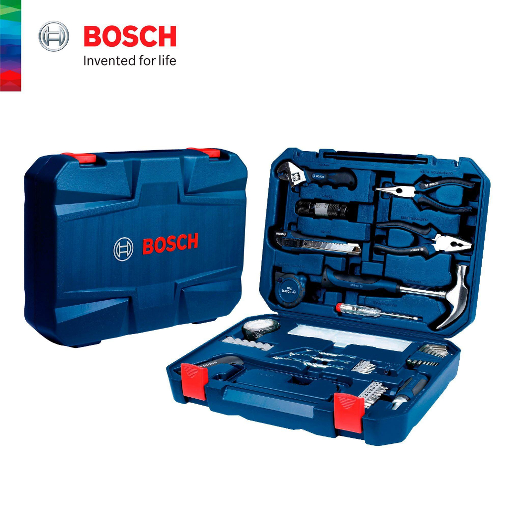 Bosch 108 in 1 Multi-Function Household Tool Kit 108 Piece Hand Tool ...
