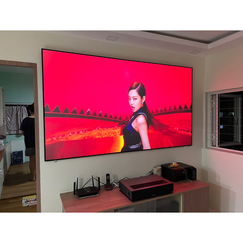 Telon Premium ALR PET CRYSTAL CBSP 100” - 120” 4K Projector Screen for ...