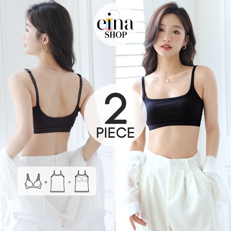 Einashop 2 Piece Olivia Basic Bra Top SG Ship / bra seamless bra wireless bra girls bra bralette ...