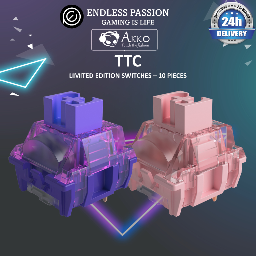 AKKO Switch - TTC Switches (10pcs per box) | Shopee Singapore