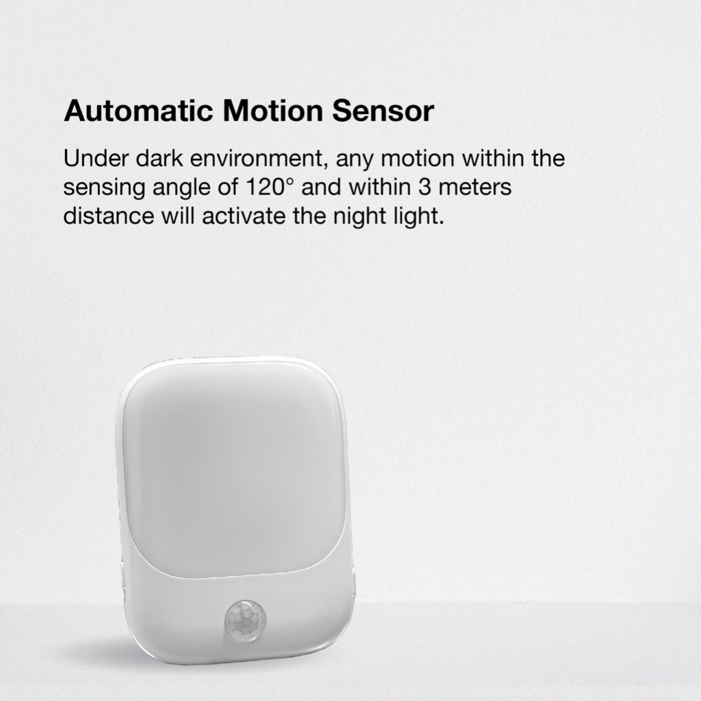 BRITZ Motion Sensor LED Night Light / Automatic Motion Sensor [ 3 Modes ...
