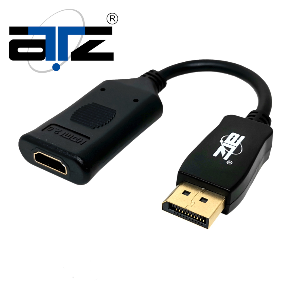 ATZ ACTIVE DISPLAYPORT 1.2 TO HDMI, Active DP to HDMI 4K ADAPTER w ...